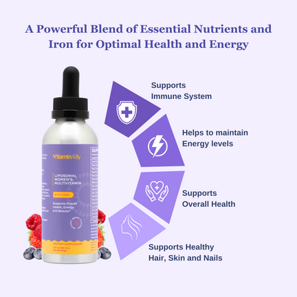 VitaminAlly Liquid Vitamins | Gluten Free Vitamins | High Bioavailable